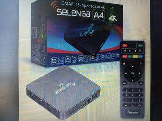 Продам Смарт ТВ приставка-медиаплеер 4K Selenga А4